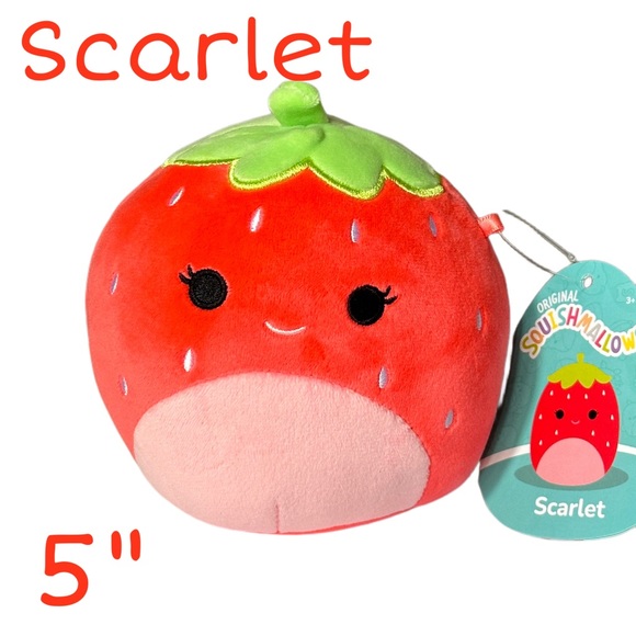 Squishmallows | Toys | Squishmallows Scarlet The Strawberry 5 Plushie ...
